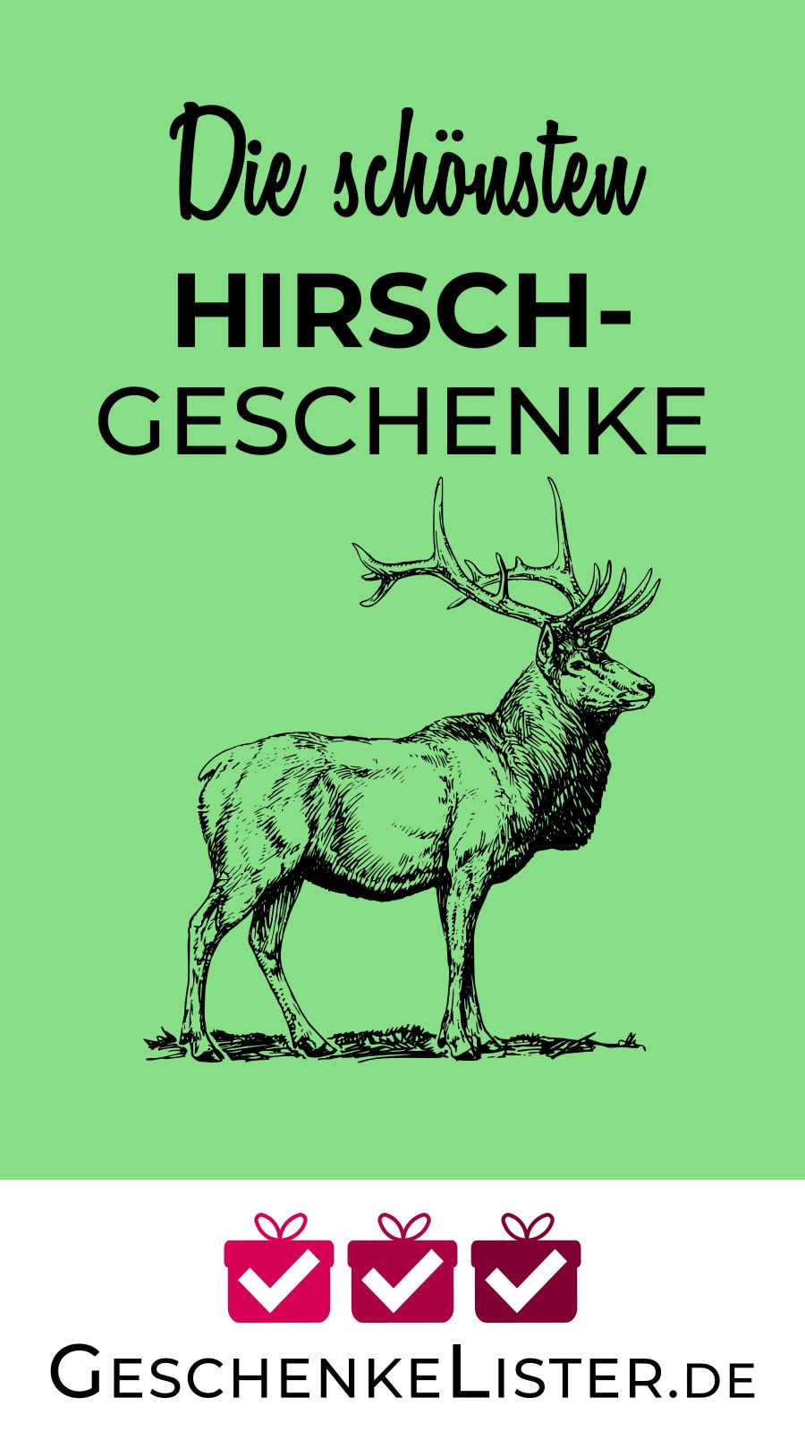 Hirsch Geschenke_Pin | Geschenkelister.de